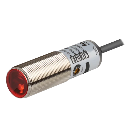 Autonics BRQM20M-TDTA-P Cylindrical Photoelectric Sensor, Through-Beam Type, 20m Sensing ...