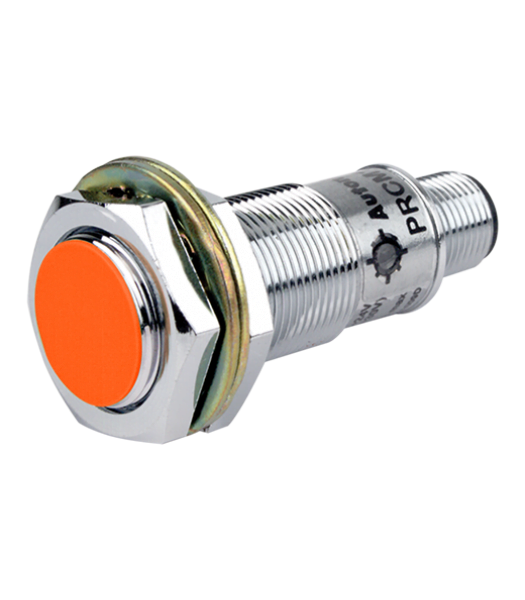 Autonics | PRCM18-5DP | Inductive Proximity, 5mm Sensing, M18 Round, Shielded, PNP NO, 3 Wire ...