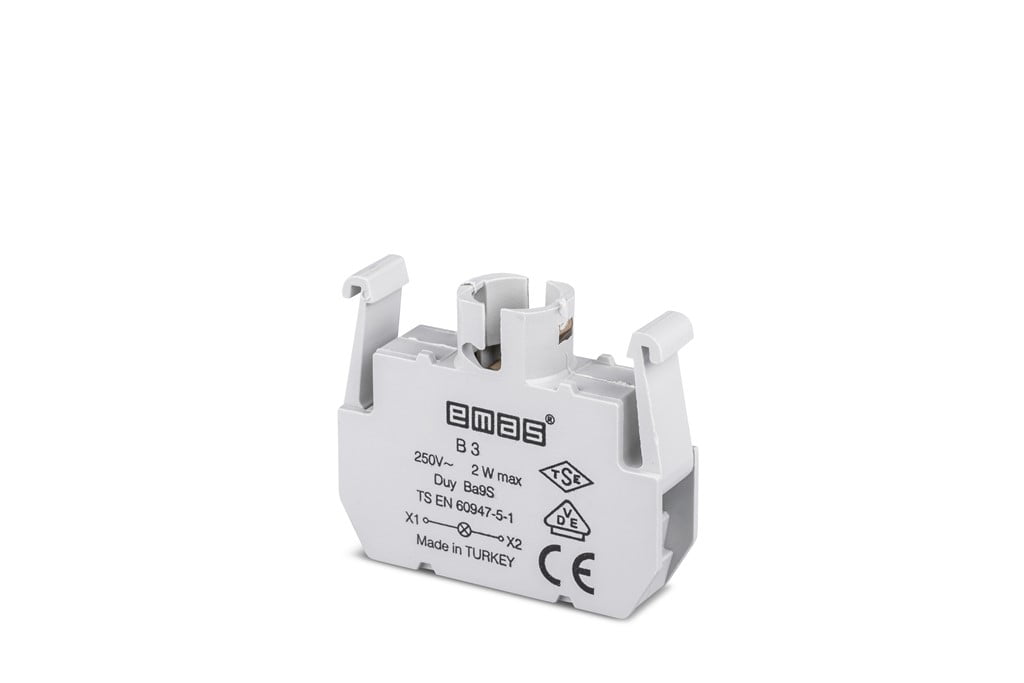 Emas | B3 |CONTACT BLOCK LIGHT - أكبر سوق صناعي أونلاين في مصر