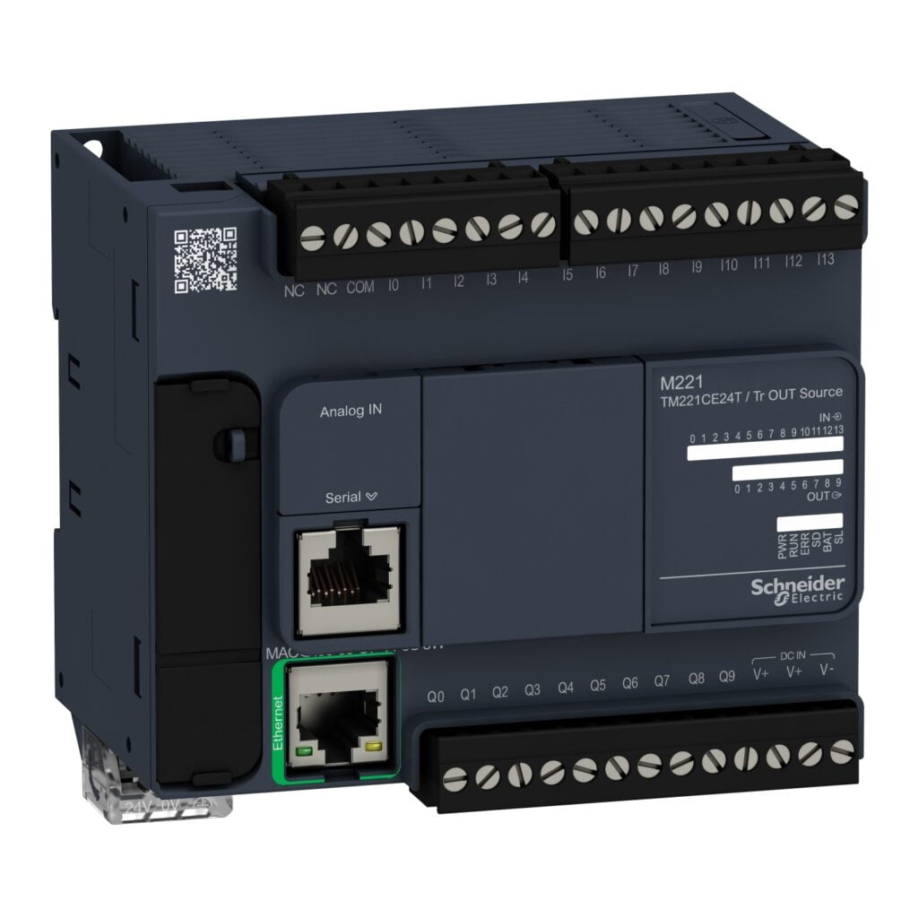 Schneider | TM221CE24T |logic controller, Modicon M221, 24 IO ...